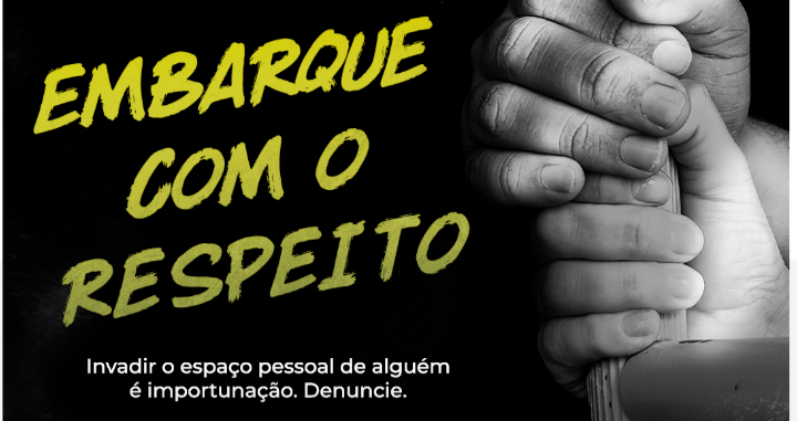 Campanha De Combate à Importunação Sexual No Transporte Público é